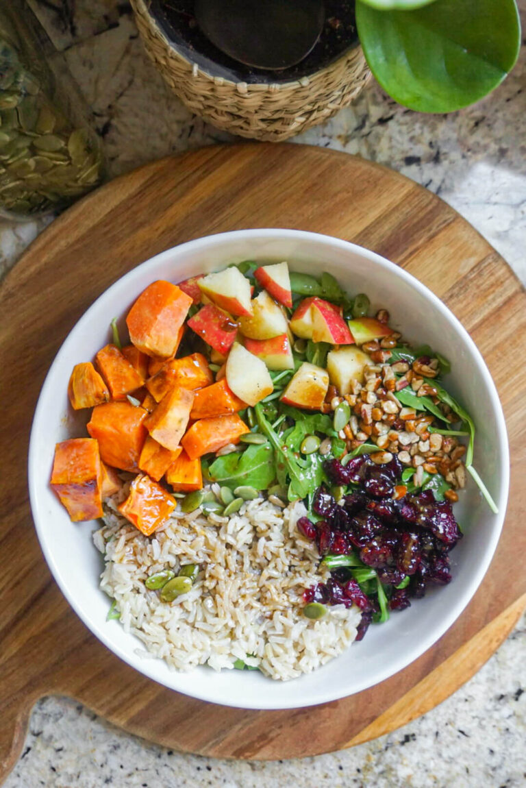 Autumn Harvest Salad With Maple Balsamic Vinaigrette Boo Boo S Bakery