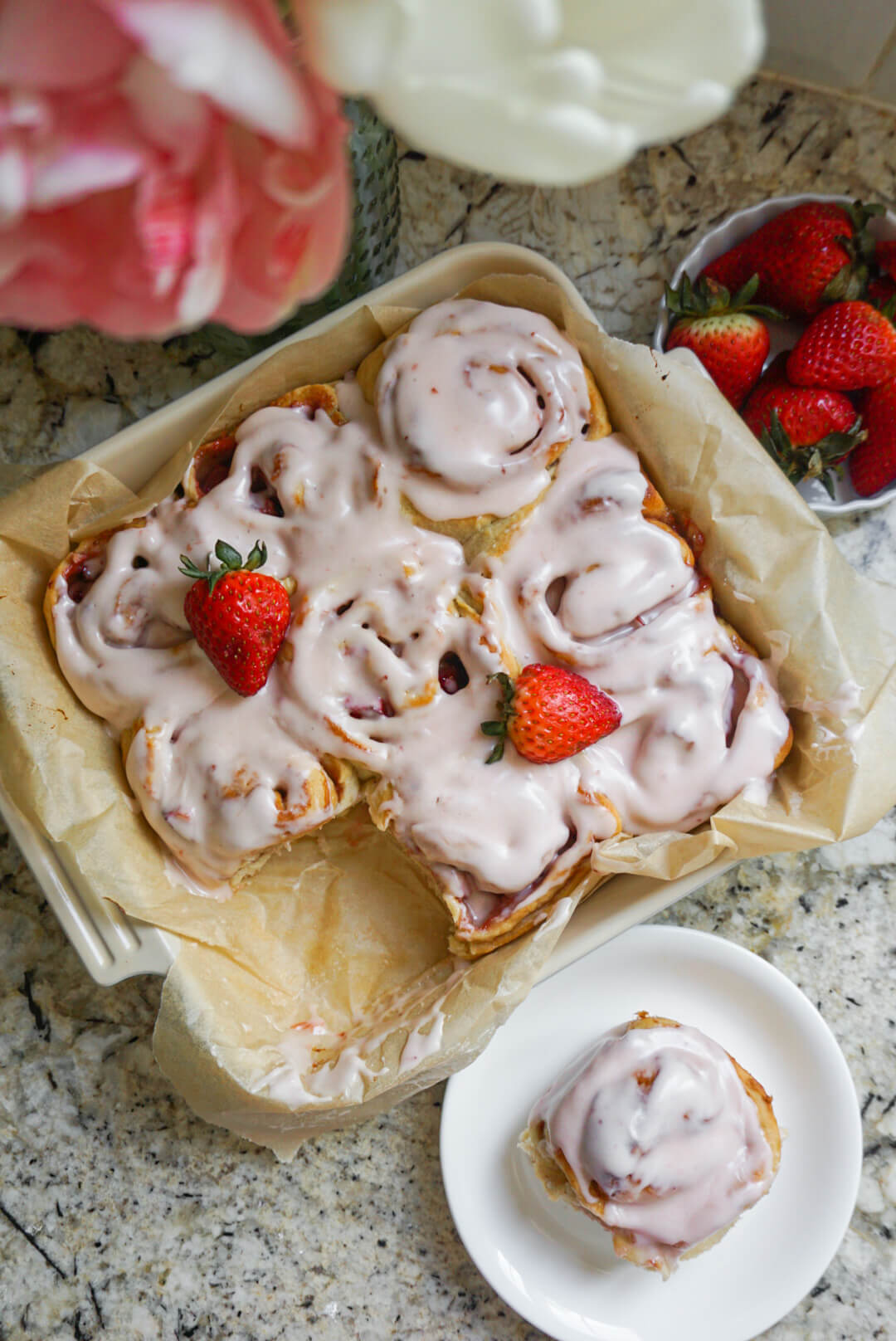 Vegan Strawberry Rolls - Boo Boo's Bakery