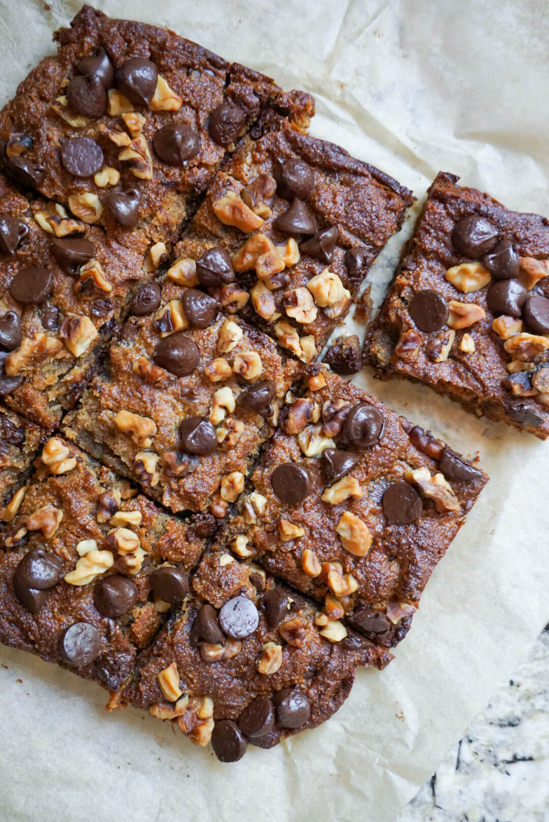Healthy Banana Bread Bars - Boo Boo's Bakery