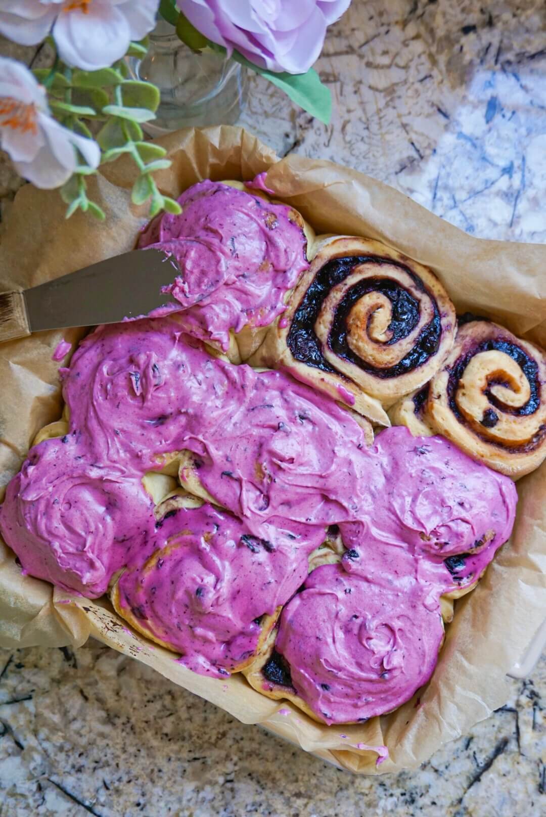Vegan Blueberry Rolls - Boo Boo's Bakery