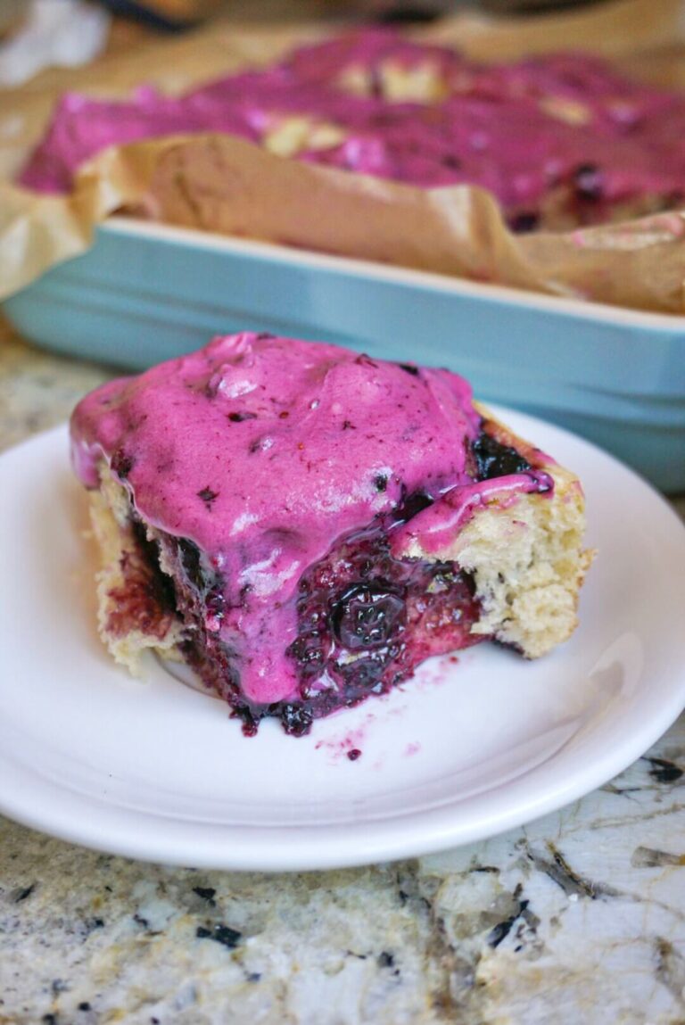 Vegan Blueberry Rolls | Boo Boo's Bakery