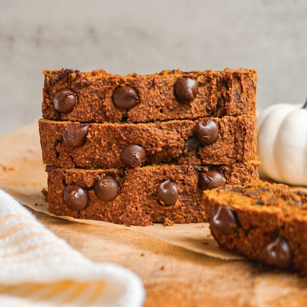 Pumpkin Chocolate Chip Bread (Vegan & Gluten Free) - Boo Boo's Bakery