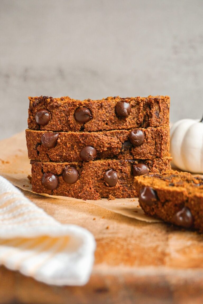 Pumpkin Chocolate Chip Bread (Vegan & Gluten Free) - Boo Boo's Bakery