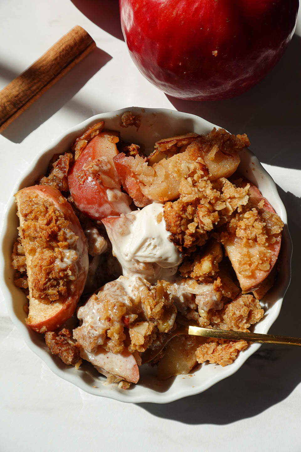 Healthy Apple Crisp - Boo Boo's Bakery