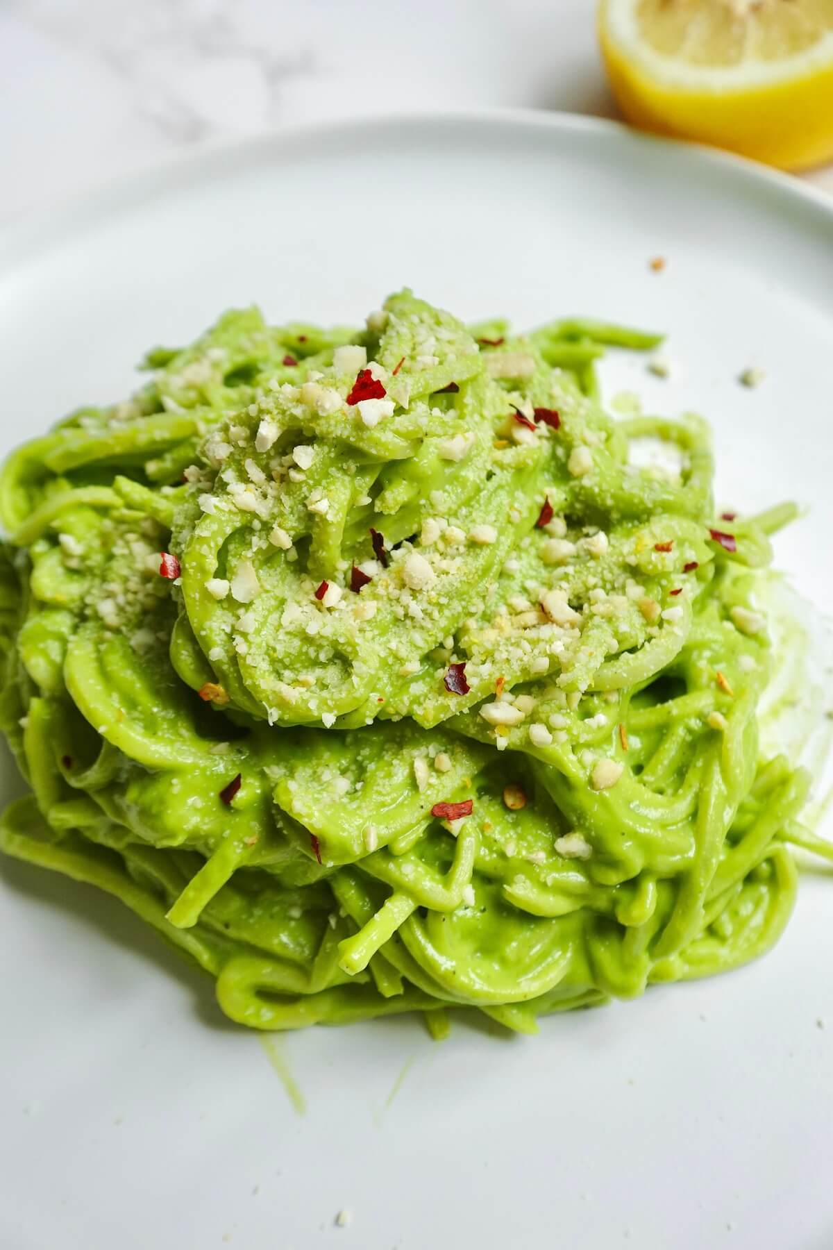 Creamy Avocado Pesto (Easy & Vegan) - Boo Boo's Bakery