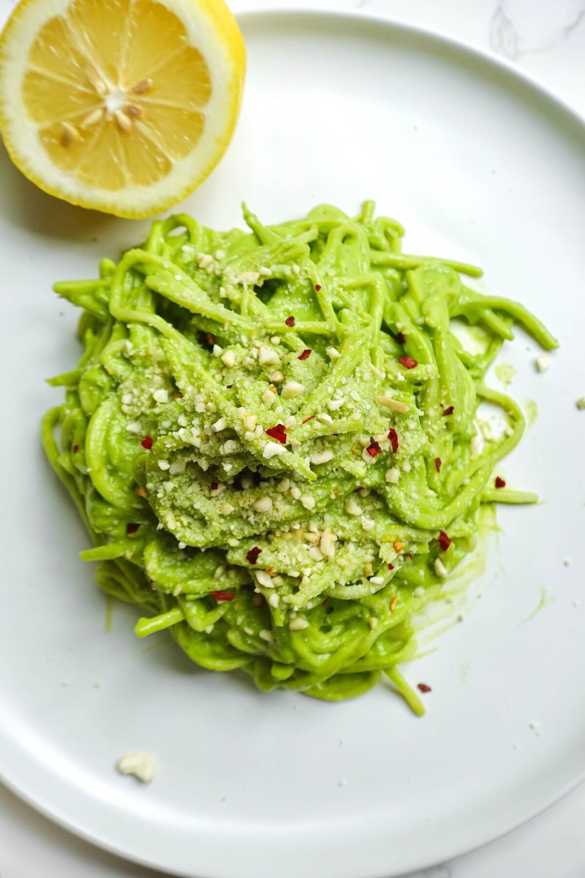 Creamy Avocado Pesto (Easy & Vegan) - Boo Boo's Bakery