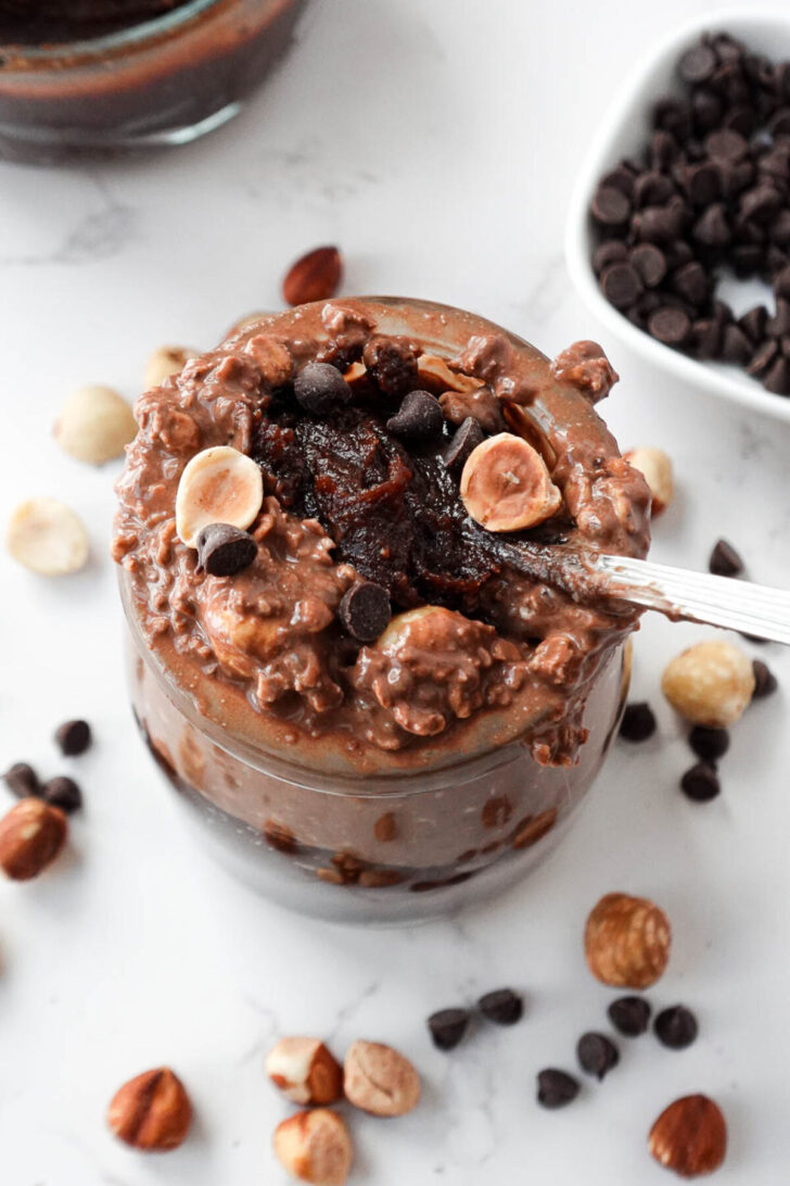 Chocolate Hazelnut Overnight Oats | Boo Boo's Bakery