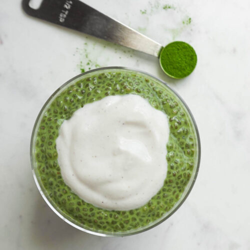 Matcha Chia Pudding