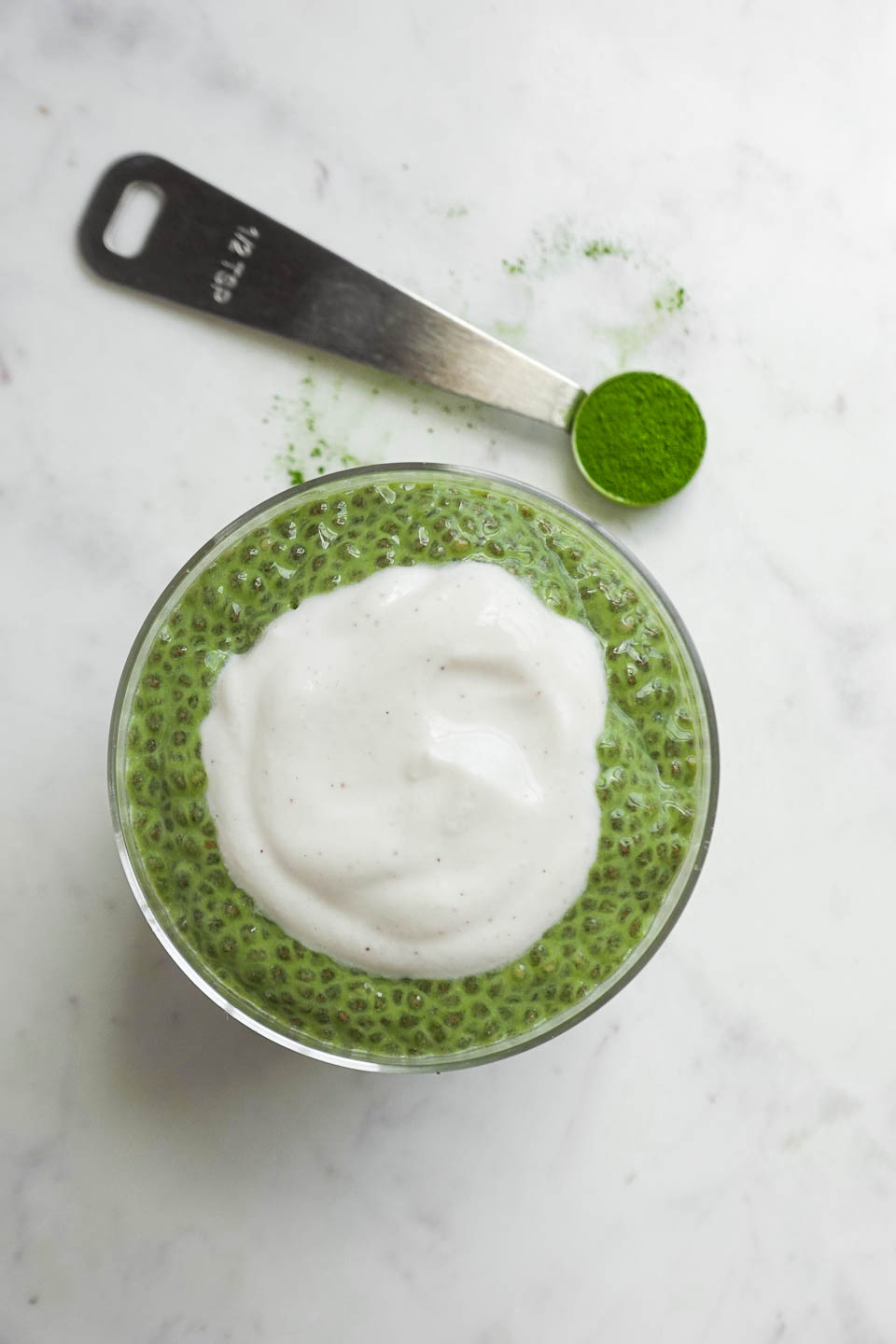 Matcha Chia Pudding - Boo Boo's Bakery