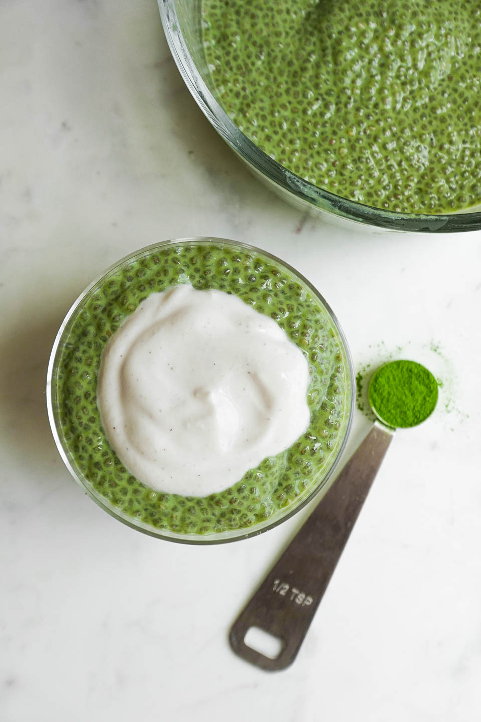 Matcha Chia Pudding - Boo Boo's Bakery