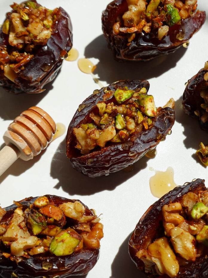 Coconut Cream Pie Stuffed Dates - Boo Boo's Bakery