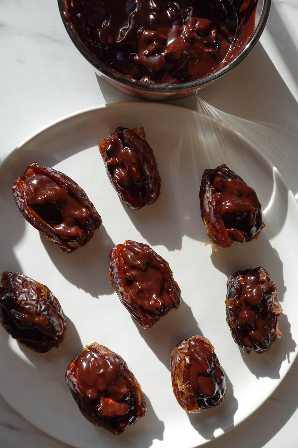 Pecan Pie Stuffed Dates | Boo Boo's Bakery