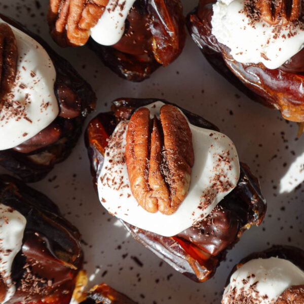 Pecan Pie Stuffed Dates | Boo Boo's Bakery