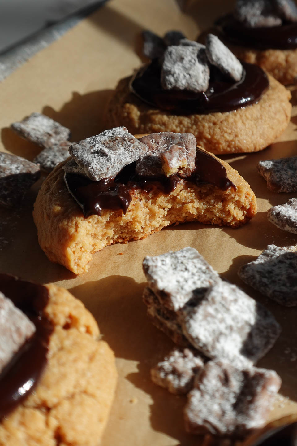 Muddy Buddy Cookies (Vegan, Gluten-Free) | Boo Boo's Bakery